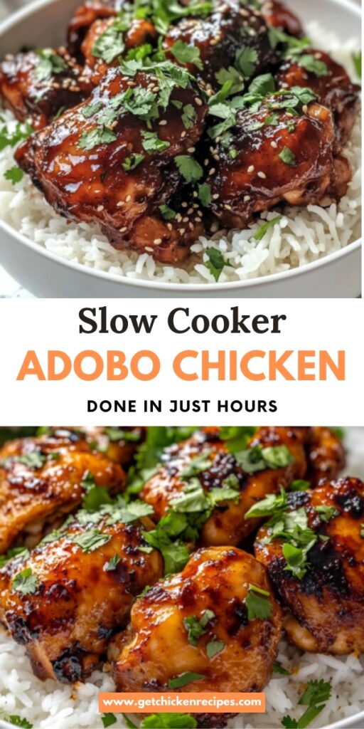 Easy Adobo Chicken Slow Cooker Recipe