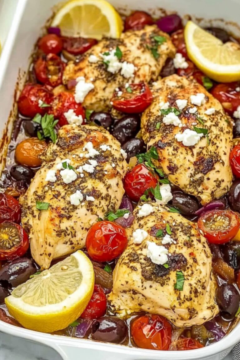 Baked Mediterranean Chicken Recipe